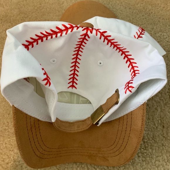 Accessories | Baseball Stitch Adjustable Hat | Poshmark